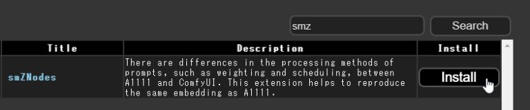 ComfyUIでAutomatic1111と同じ画像を作る方法【smZNodes】